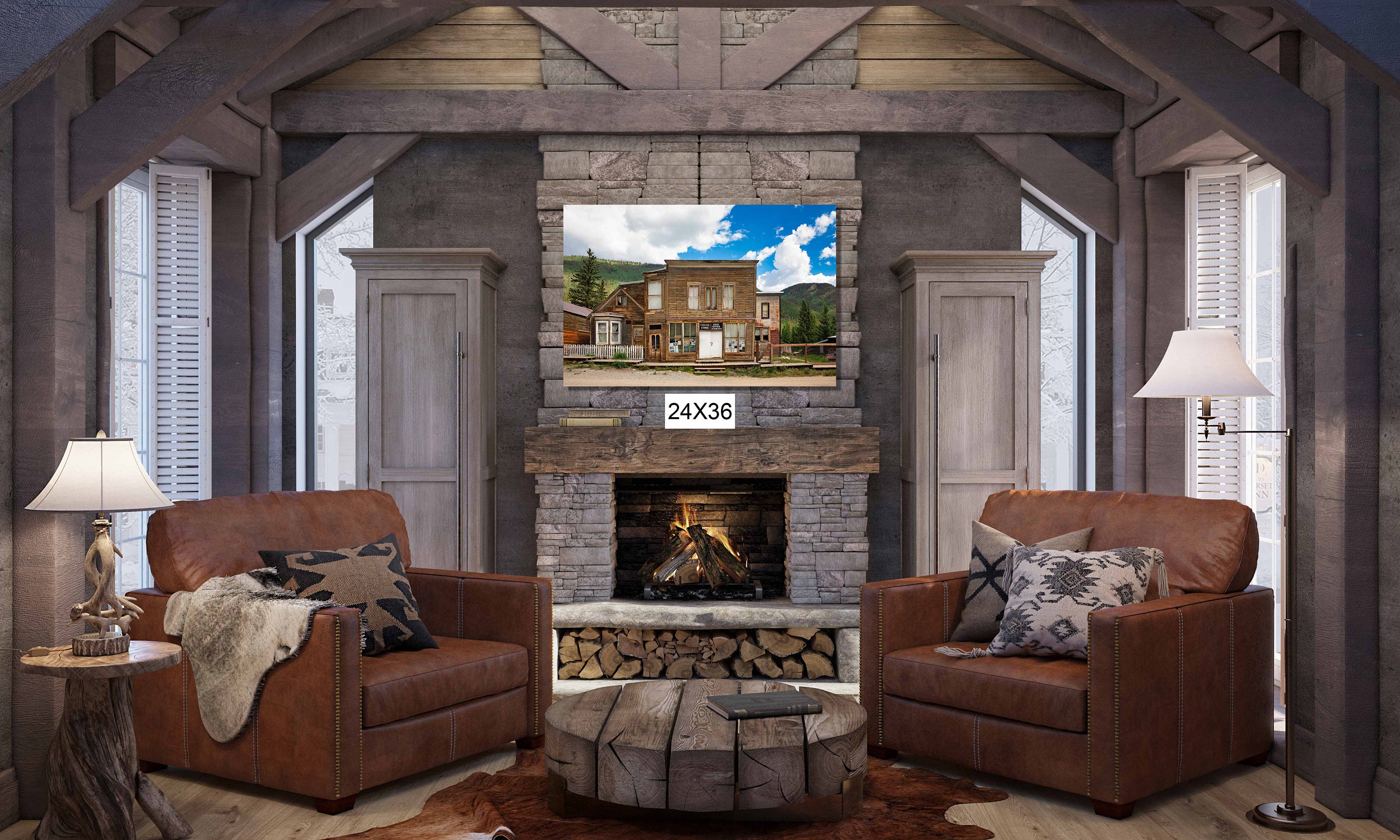 Old West Ghost Town Photography Decor, Historic St Elmo Colorado Photo ...