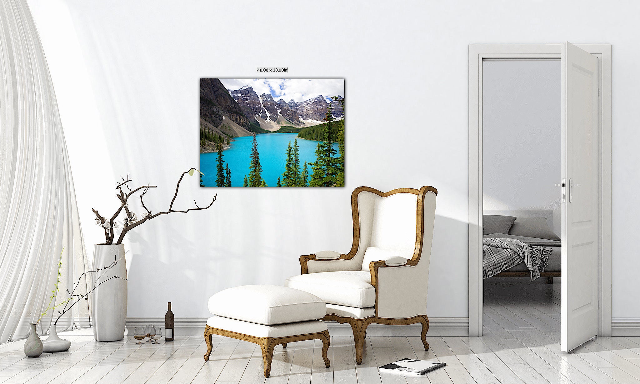 Moraine Lake Landscape Print Banff National Park Canada - Etsy