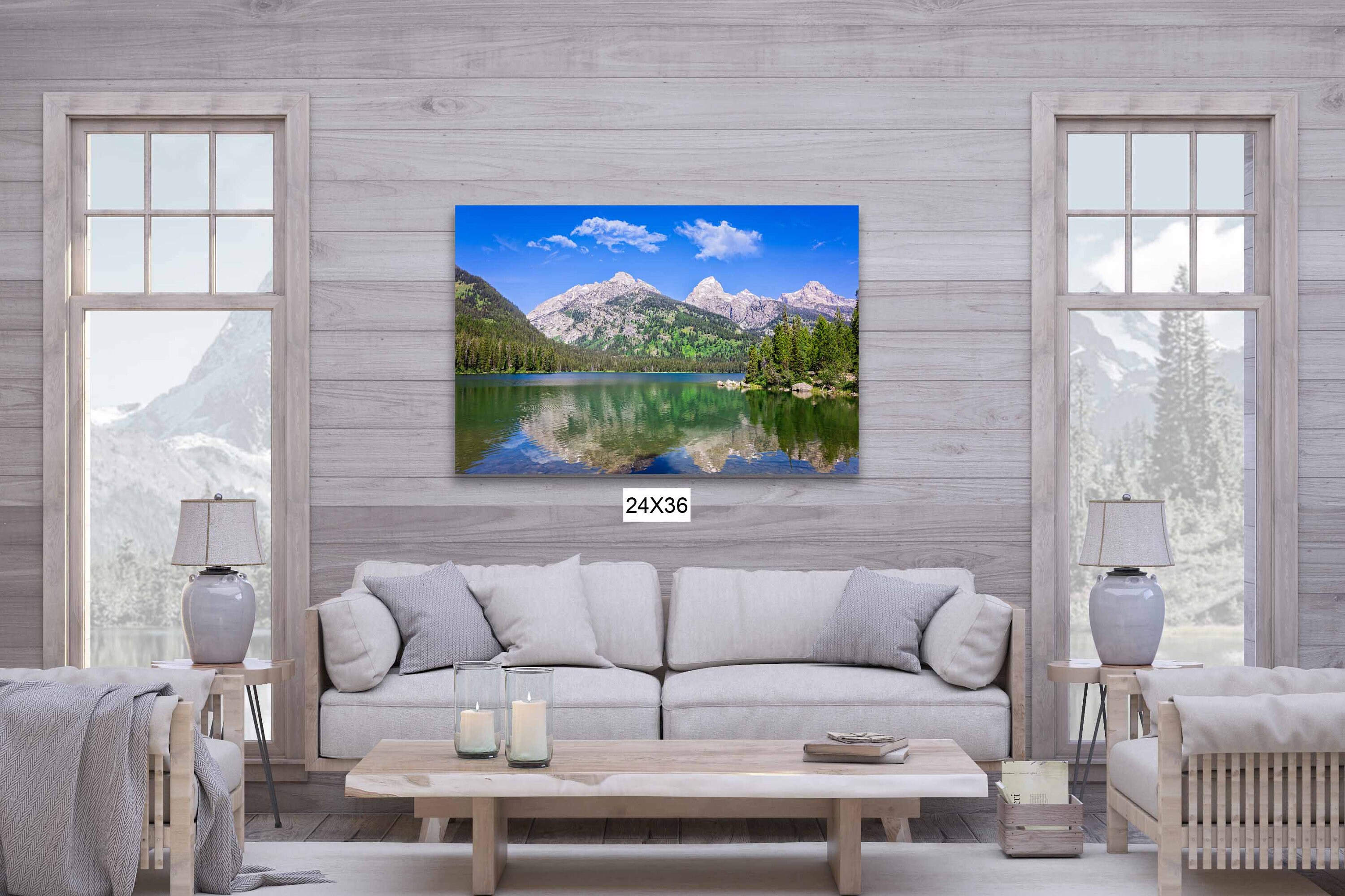 Grand Teton National Park Mountain Lake Reflection, Taggart Lake Photo ...