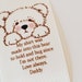 Memory Bear Label, Memorial Shirt Bear Tag,loved One Bear Tag - Etsy