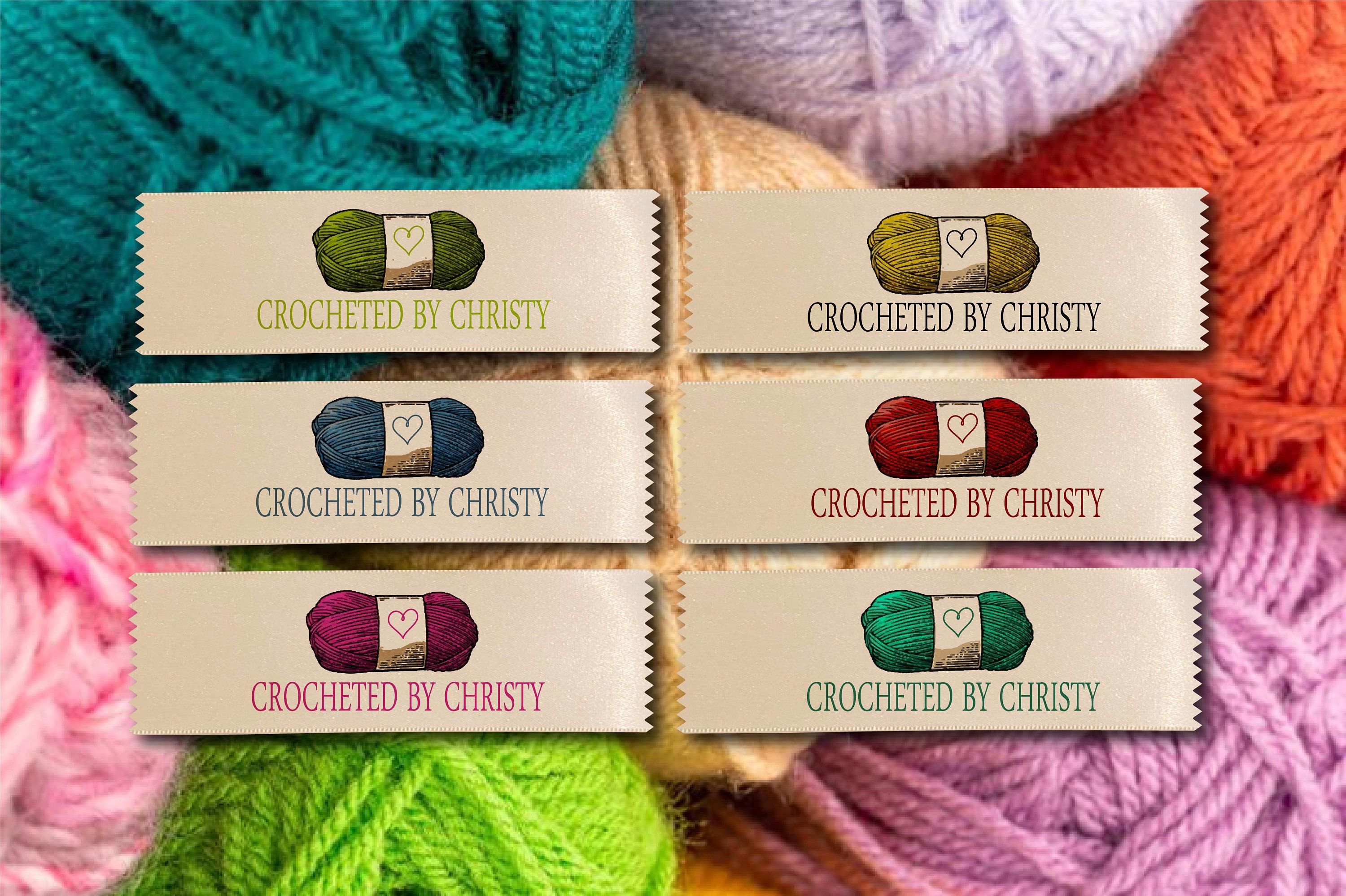 Crochet Made by You Label Made by You Crochet Blanket Tag - Etsy