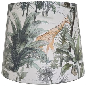 Jungle Safari Lampshade Ceiling Light Shade Tropical Green Palm Leaf ...