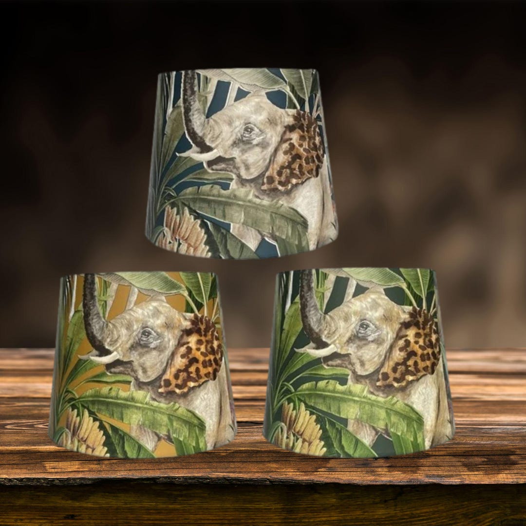 Safari Animals Lampshade Ceiling Light Shade Elephant Jungle Lampshades ...
