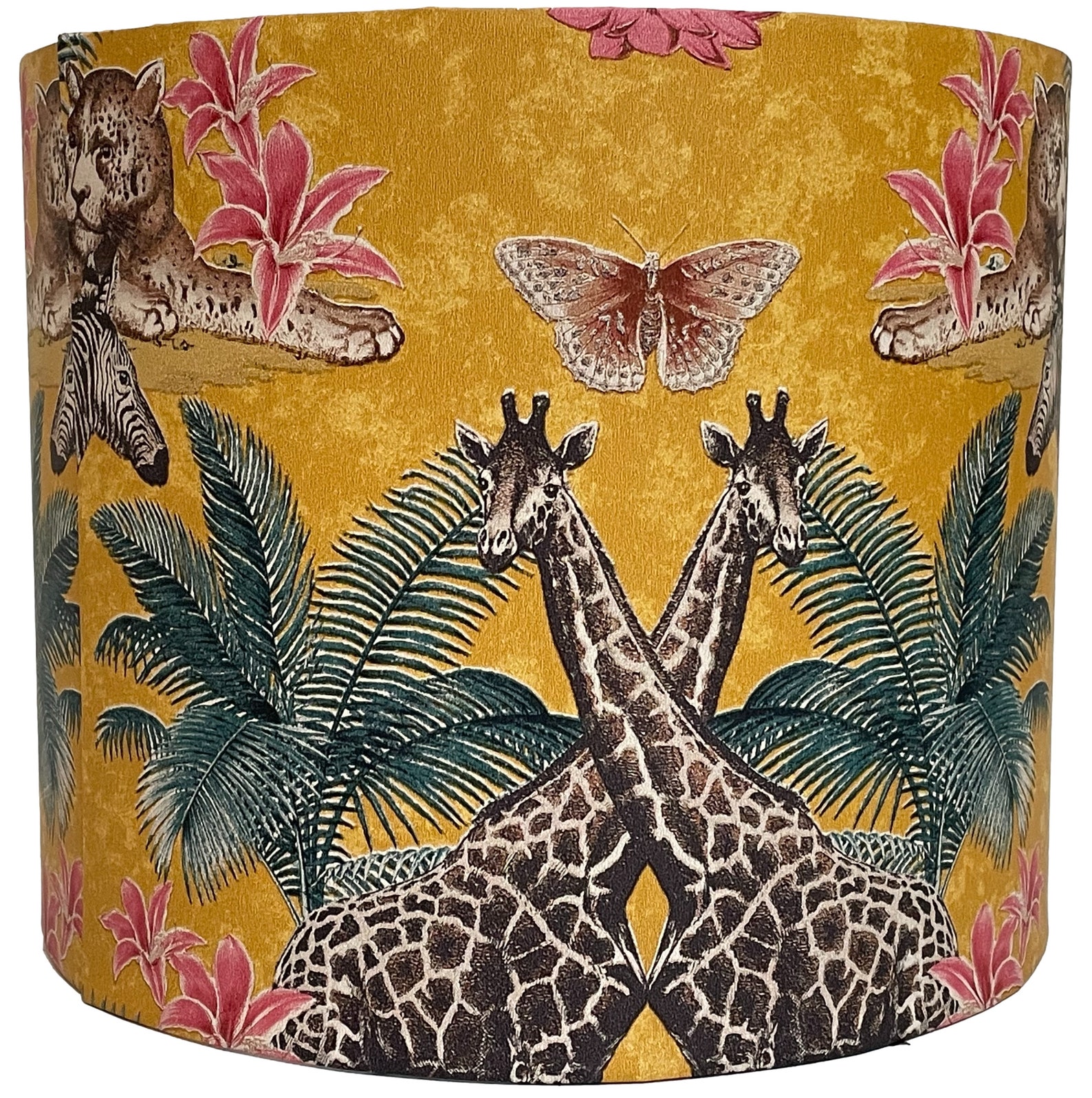 Mustard Yellow Safari Lampshade Ceiling Light Shade Jungle - Etsy