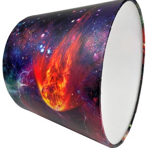 Space Table Lamp Shade Ceiling Light Shade Kids Boys Girls Planet ...