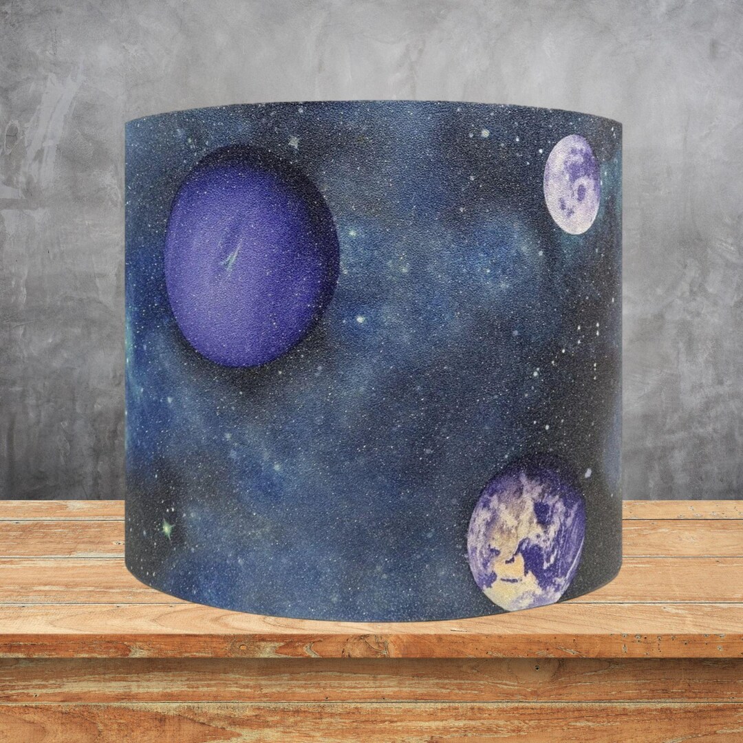 Space Planet Design Lampshade Ceiling Light Shade Kids Boys Girls Star ...