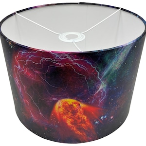 Space Table Lamp Shade Ceiling Light Shade Kids Boys Girls Planet ...