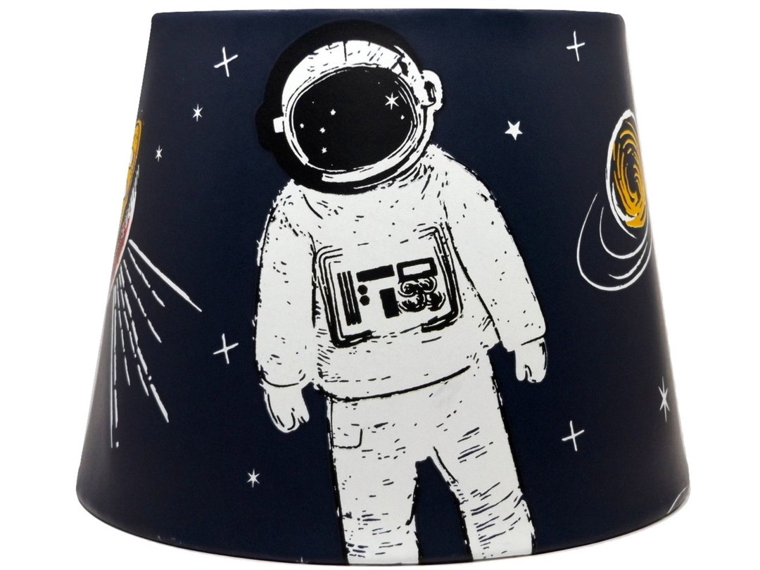 Space & Astronaut Themed Lampshade or Ceiling Light Shade Kids Table ...