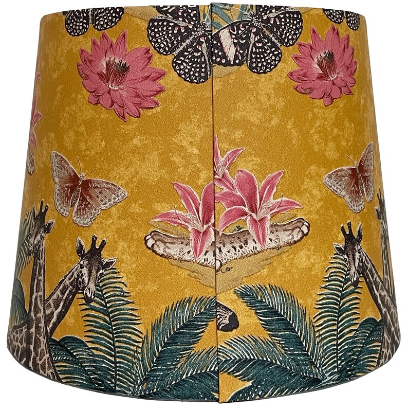 Mustard Yellow Safari Lampshade Ceiling Light Shade Jungle - Etsy