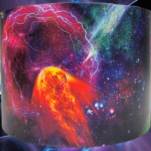 Space Table Lamp Shade Ceiling Light Shade Kids Boys Girls Planet ...