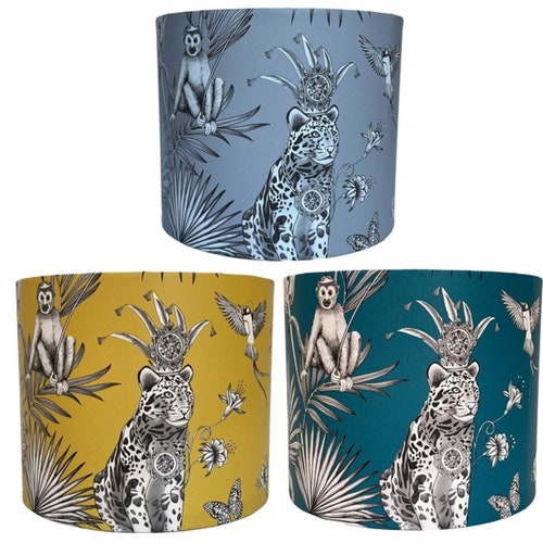 Jungle Safari Lampshade Ceiling Light Shade Tropical Green - Etsy UK