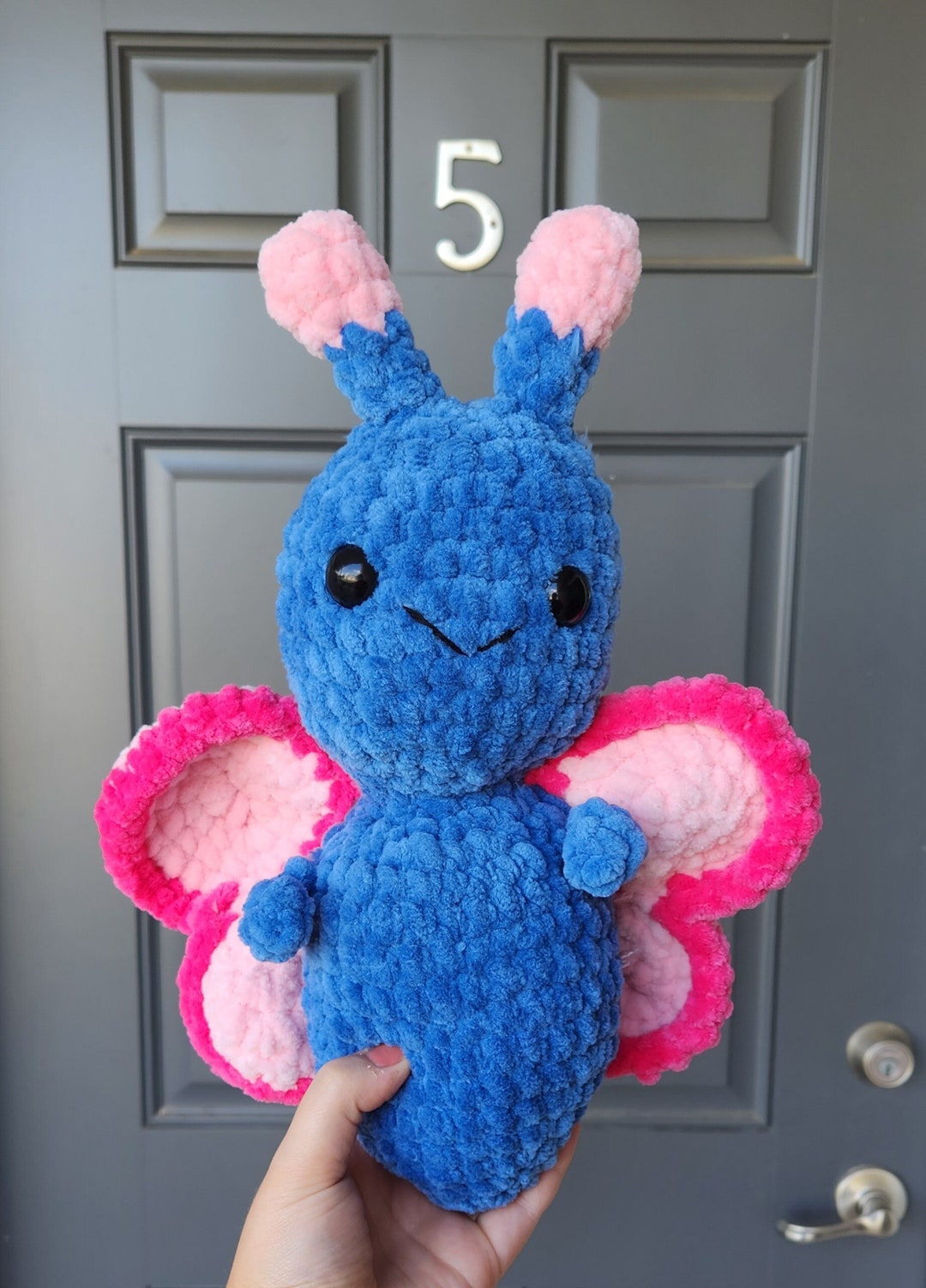 Butterfly Amigurumi Stuffed Butterfly Toy Butterfly Plush Handmade Toys ...