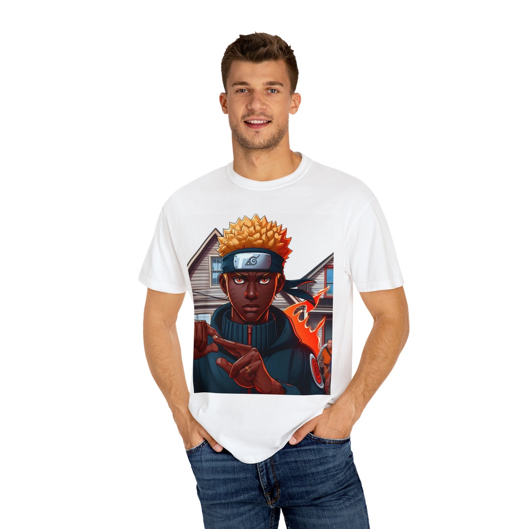 Afroninja Vibes Ultra Realistic Anime T-shirt - Etsy