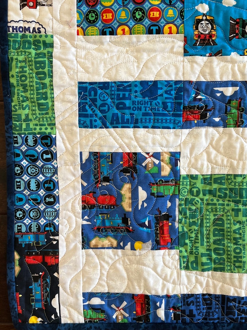 Thomas the Train Quilt - Etsy