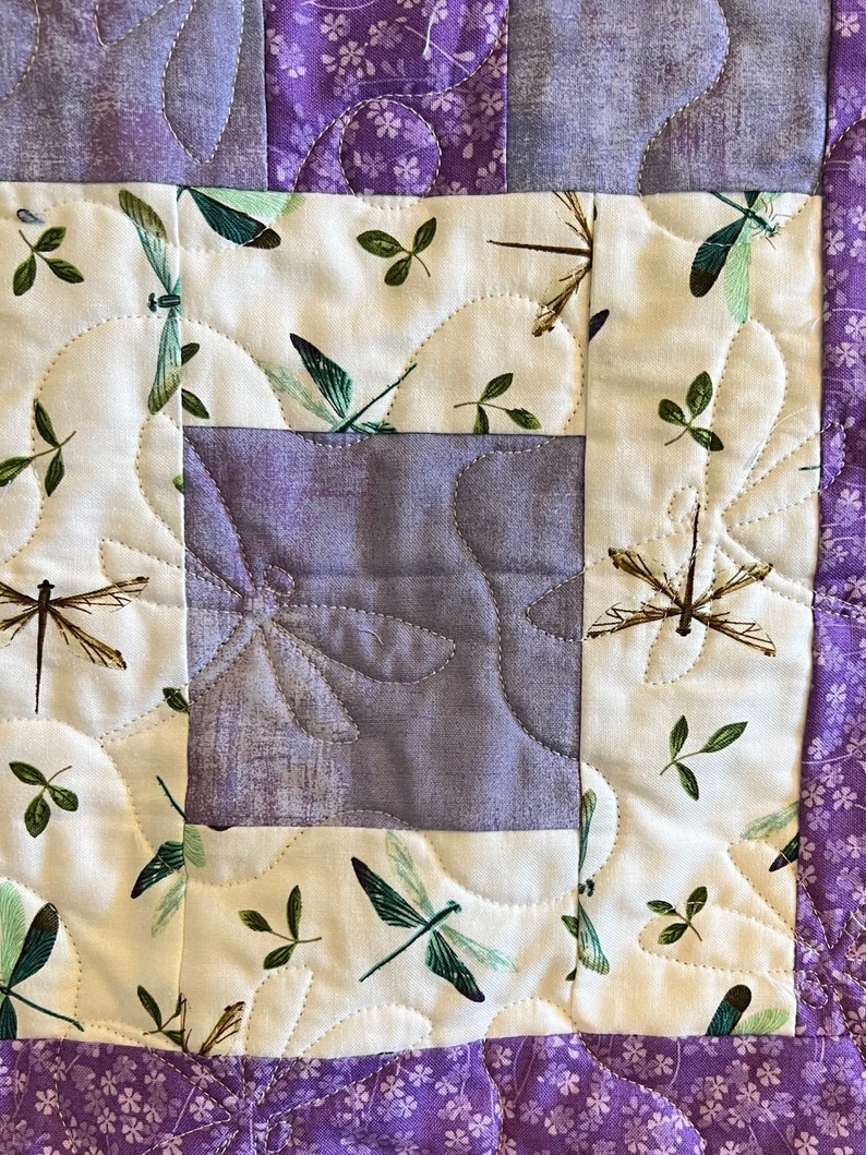 Dragonfly Quilt - Etsy