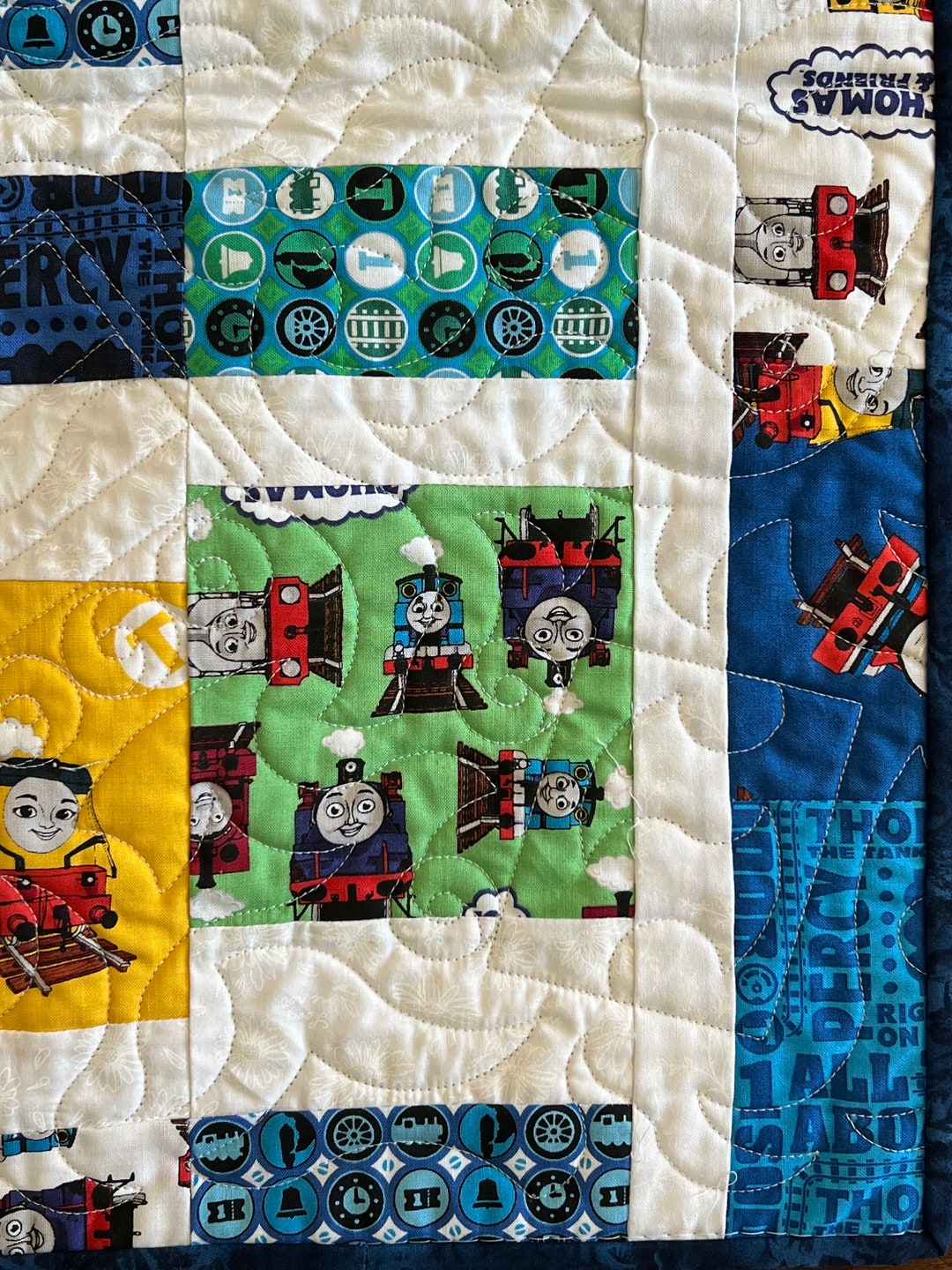 Thomas the Train Quilt - Etsy Canada
