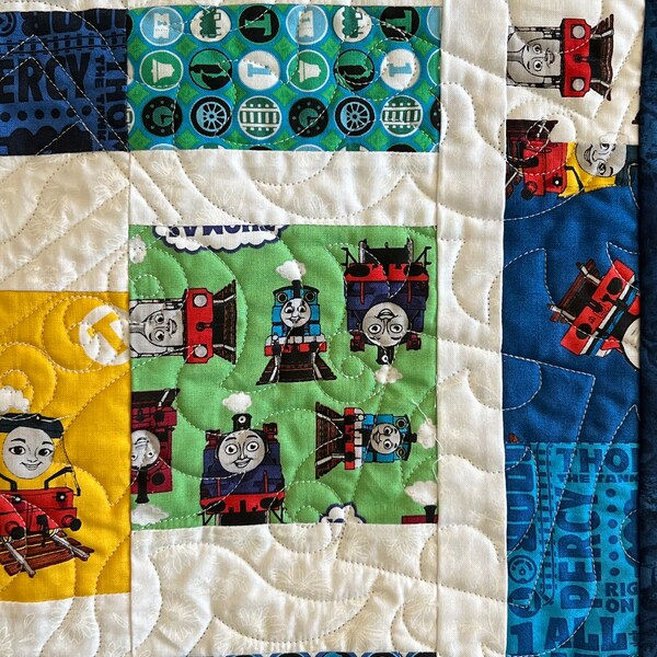 Train Quilt - Etsy