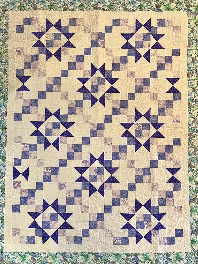 Purple Melody Quilt - Etsy