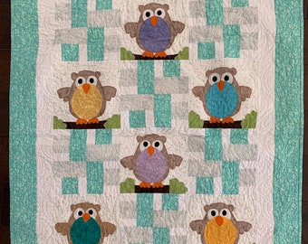 Owl Baby Quilt | Etsy