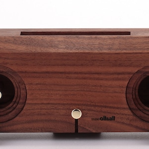 Acoustic Speaker, Wooden Phone Docking Station, Passive Amplifier, Home ...