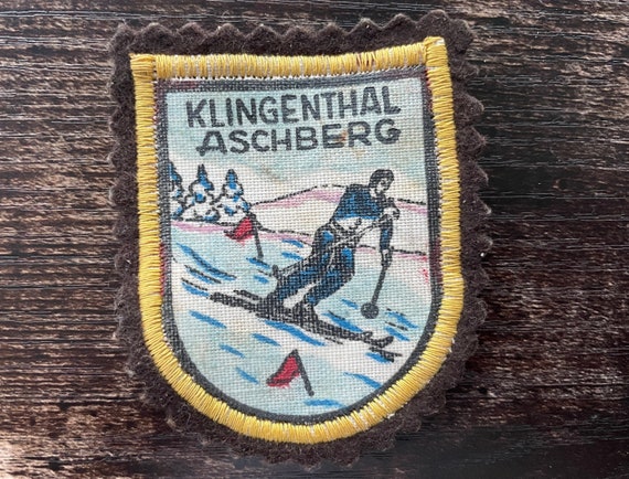 Vintage Aschberg Klingenthal Ski Patch GERMANY Alps S… - Gem