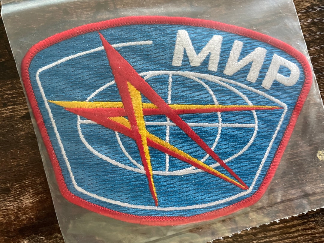 Mir Patch Space Station Soviet Union Mission Space Shuttle Applique ...