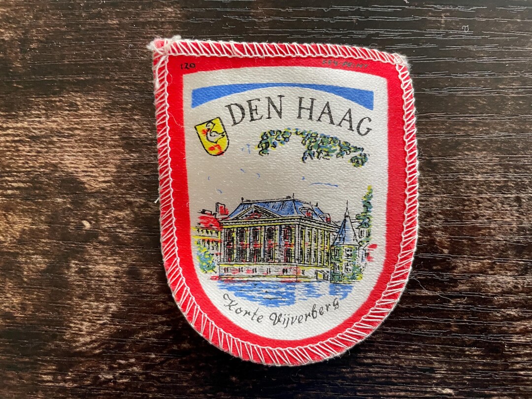 Vintage Patch Der Haag NETHERLANDS the Hague Sew on Applique Patch Some ...