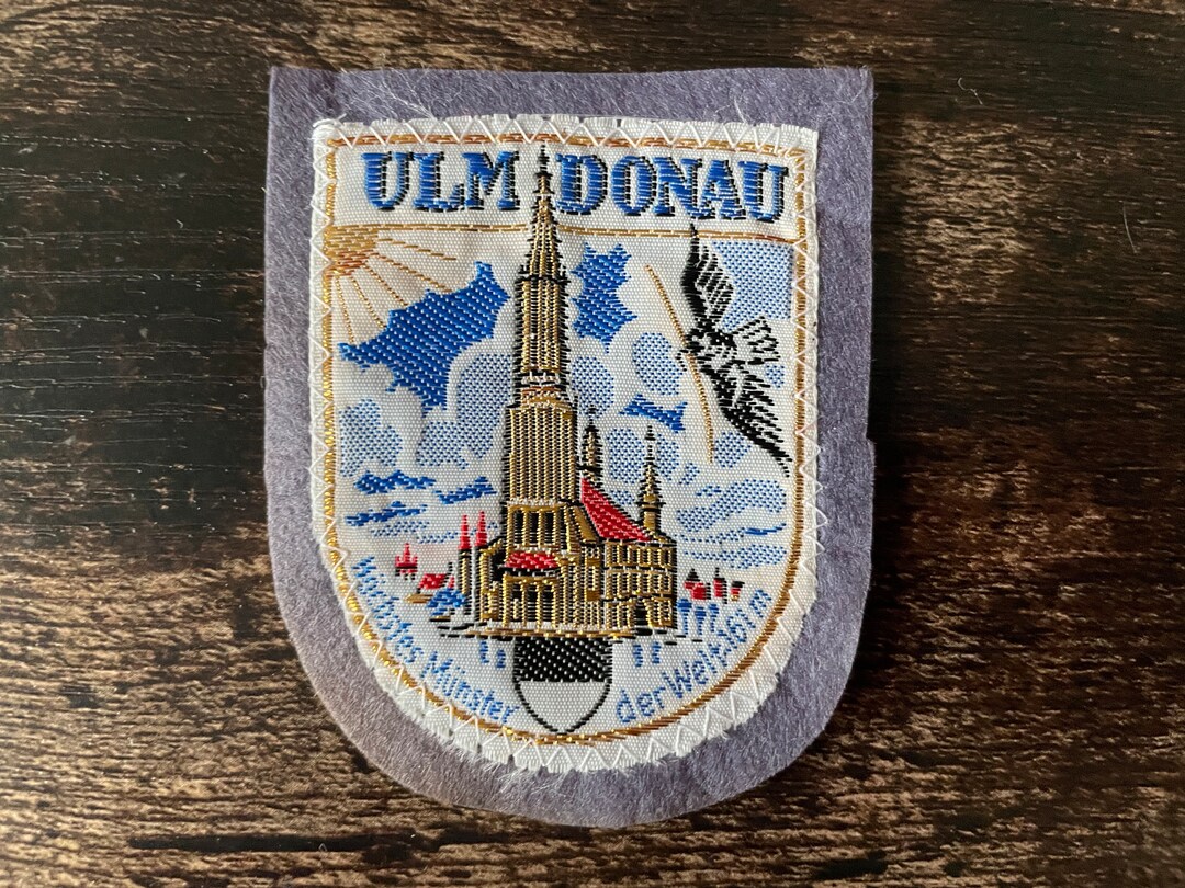 Vintage Patch Ulm GERMANY Ulmer Münster Cathedral German Church Sew on ...