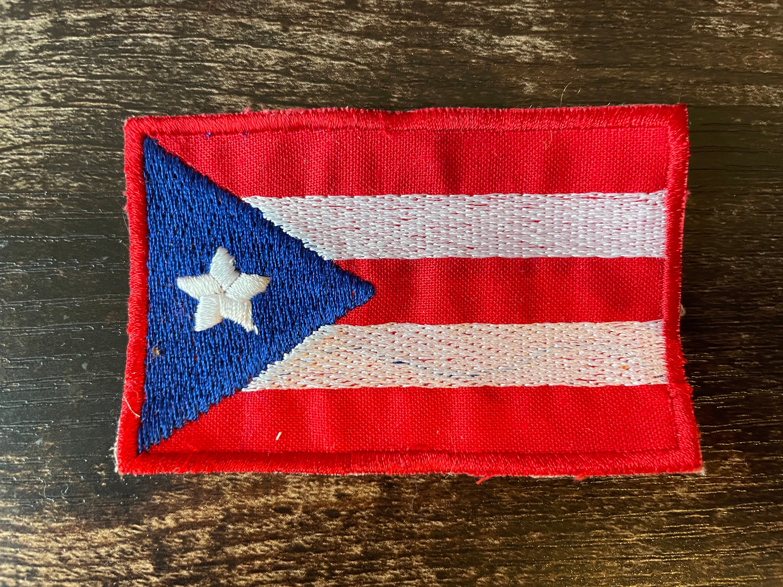 Vintage Puerto Rico Flag Patch: Embroidered Travel Souvenir - Etsy