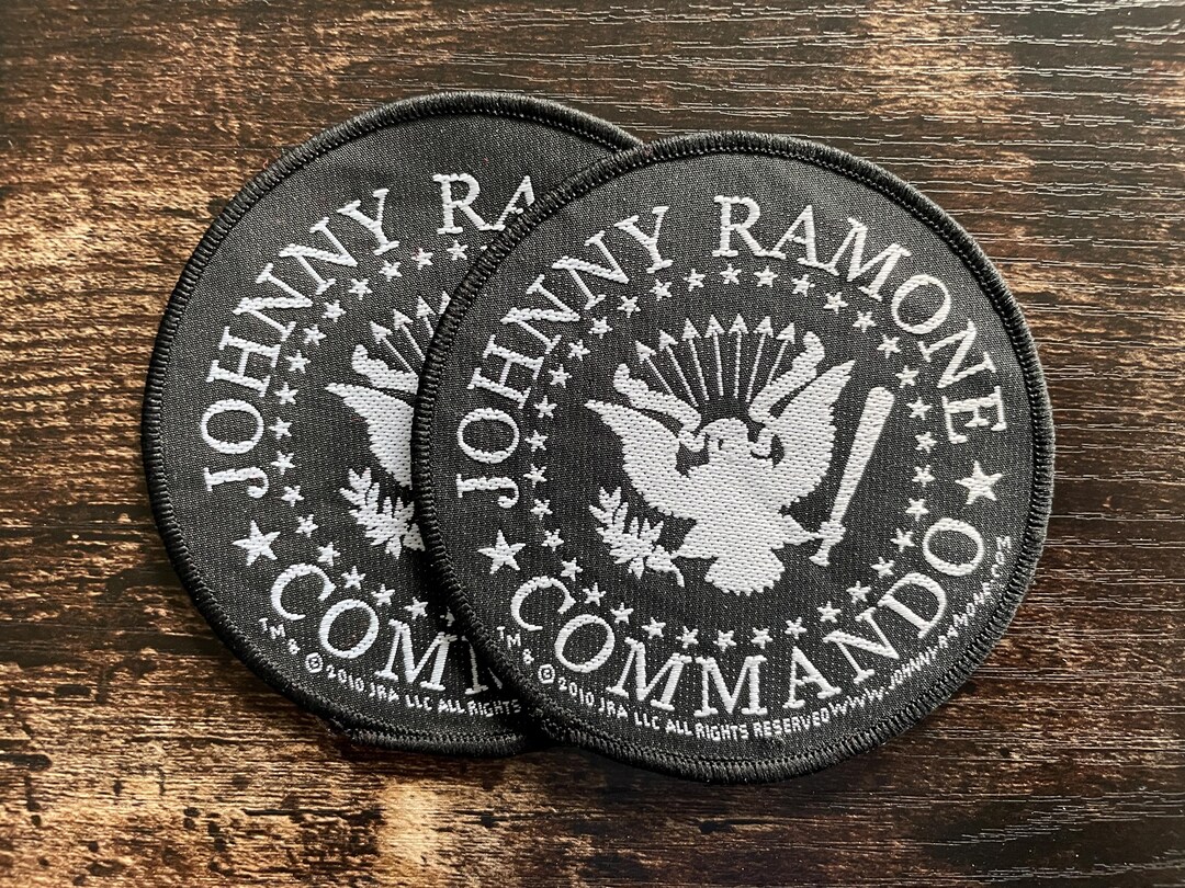 Johnny Ramone Commando Embroidered Patch - Sew on Applique With Army ...