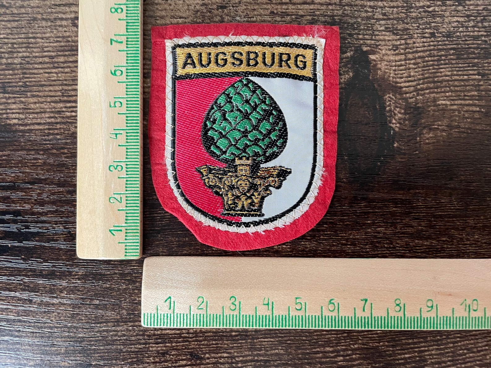 Vintage Patch Augsburg Bavaria GERMANY Bavarian Sew on Applique Patches Some Embroidered Travel ...