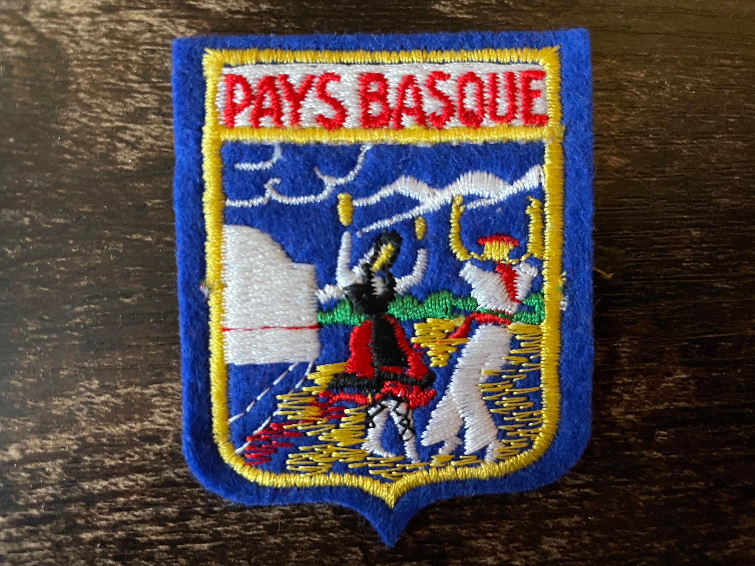 Vintage Patch FRANCE Pays Basque Country French Dance Dancing - Etsy