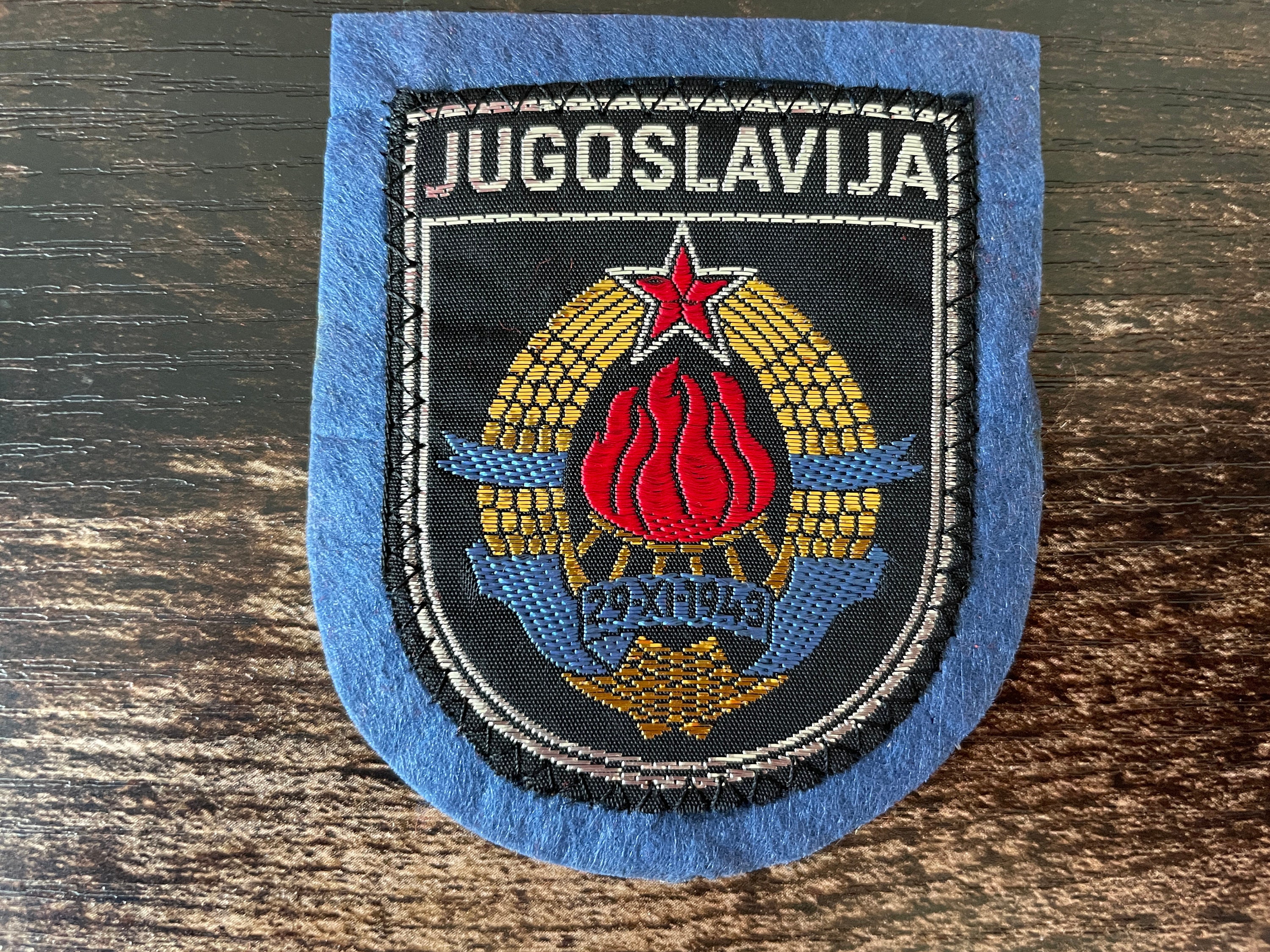 Vintage Patch YUGOSLAVIA Jugoslavija Sew on Applique Patches Some Embroidered Belgrade Travel ...