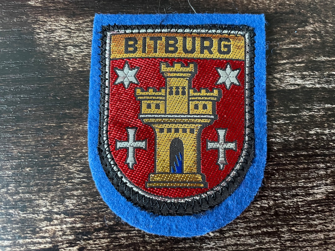 Bitburg Patch – Vintage From Germany – NOS Embroidered Emblem With City ...