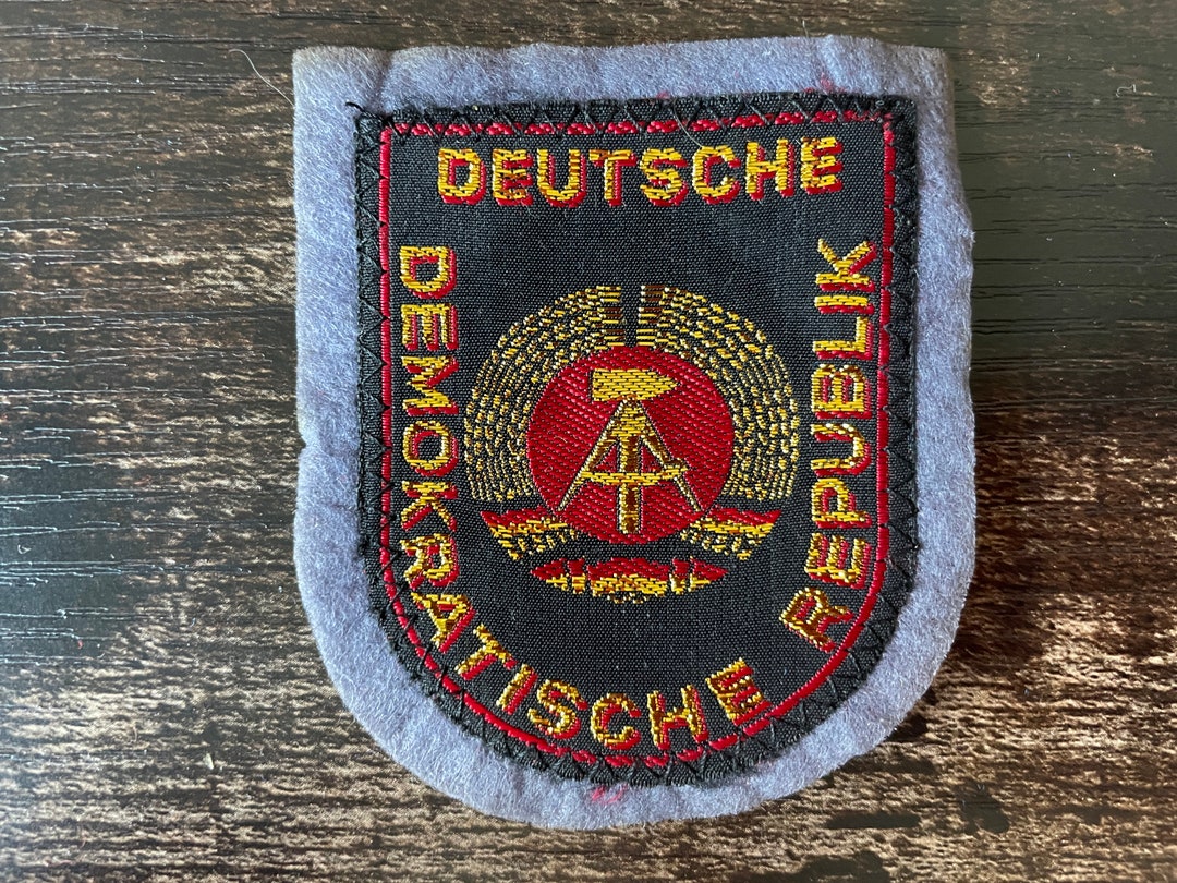 Vintage Patch DDR GERMANY East Germany Iron Curtain Sew on Applique ...
