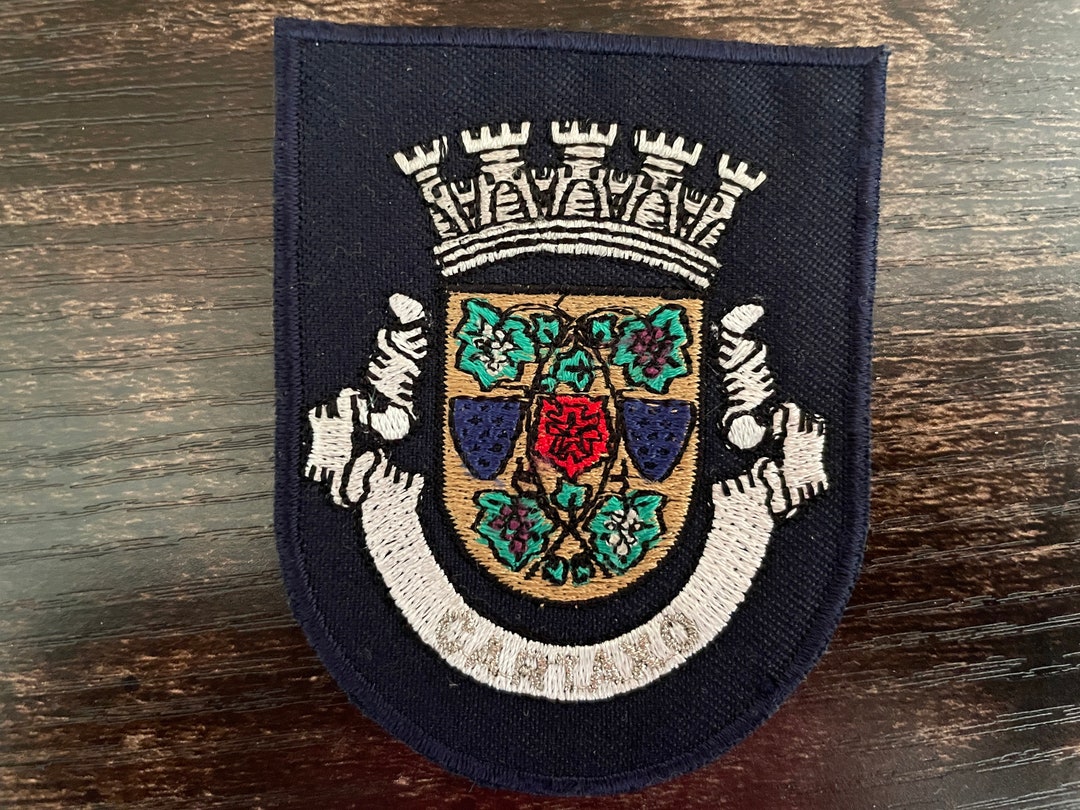 Vintage Portuguese Patch — Cartaxo PORTUGAL Coat Arms & City Shield ...