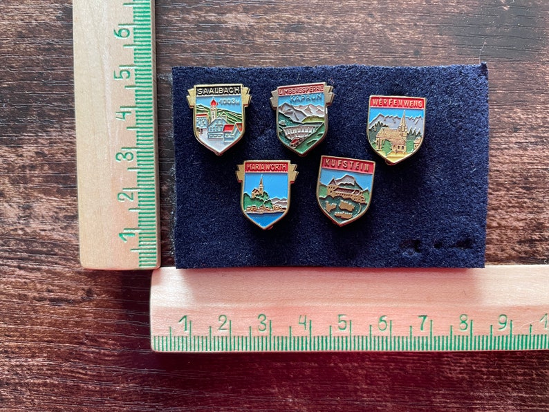 Vintage Austria Enamel Travel Pin: Tyrolean Hat Brooch From Maria Worth ...