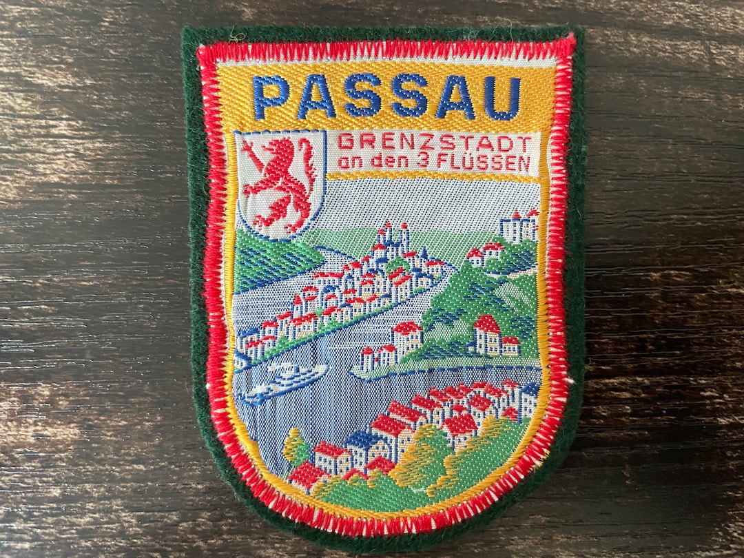 Vintage Patch Passau GERMANY Bavaria Danube River Inn Cruise Sew on ...
