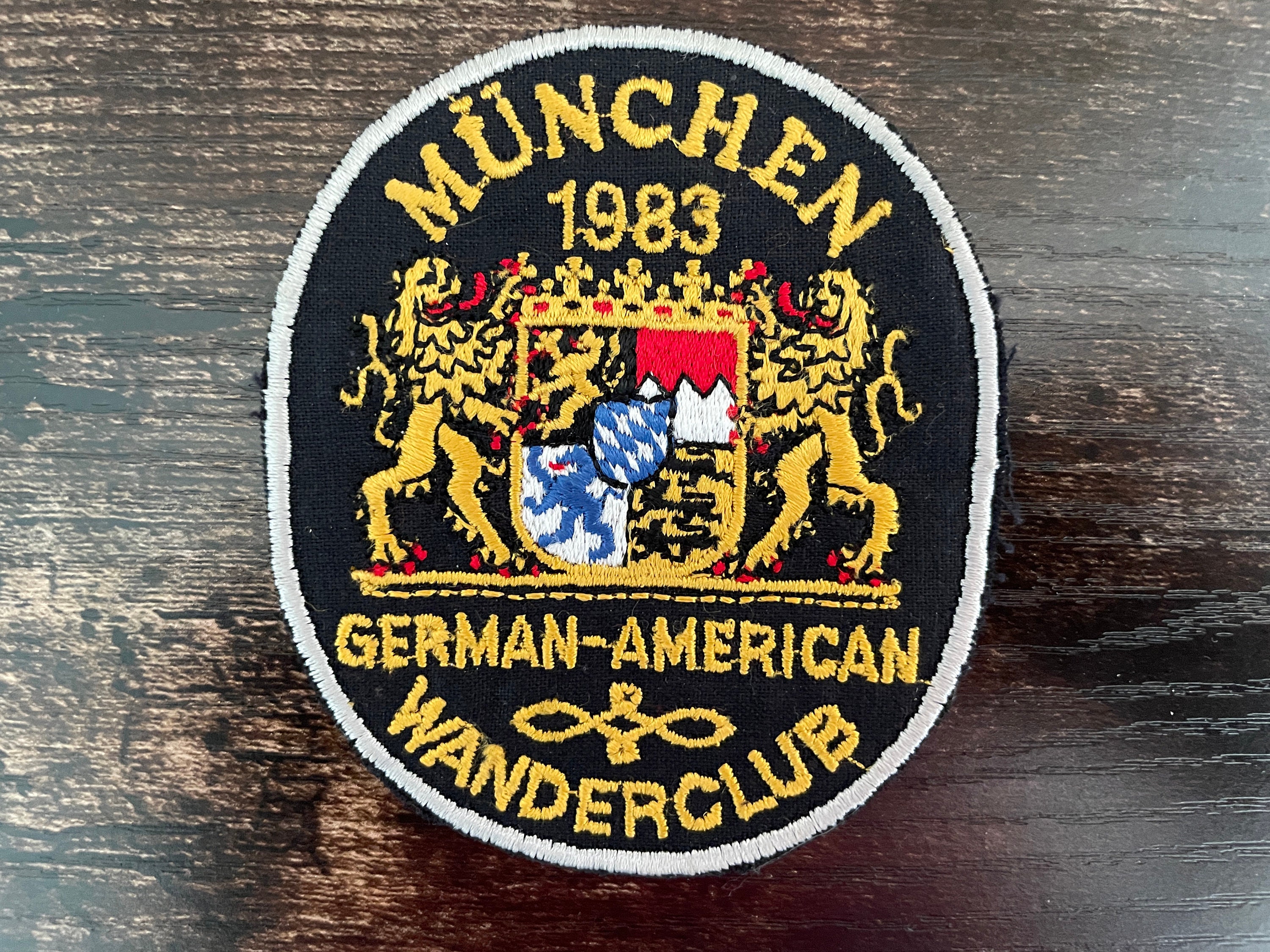 Vintage Patch Munich GERMANY American Wander Hiking Club 1983 - Etsy