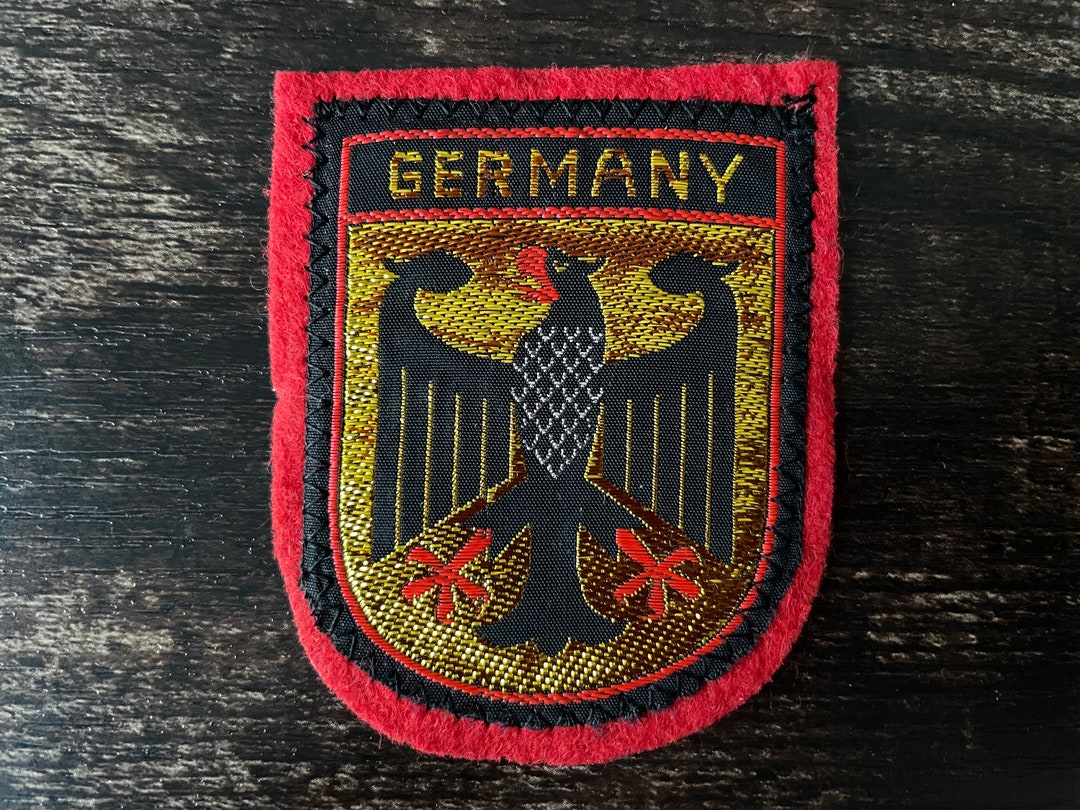 Vintage Patch GERMANY German Coat of Arms With Eagle on Flag Sew on ...
