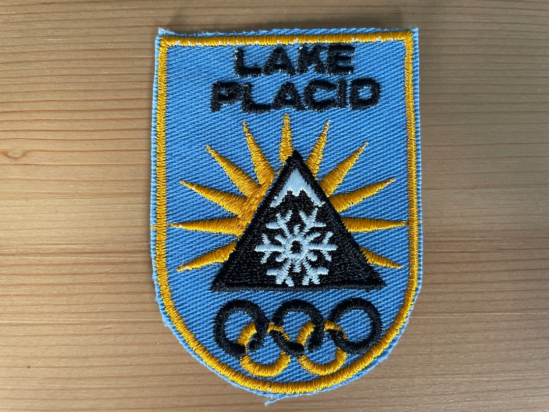 Vintage Patch 1980 Winter Olympics Lake Placid USA AMERICA Iron on ...