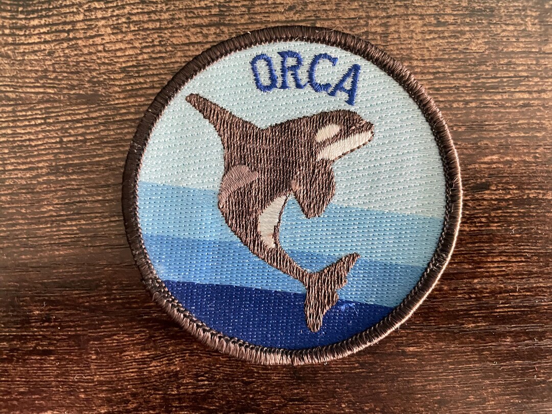 Vintage Patch Orca Killer Whale California San Fransisco USA AMERICAN ...