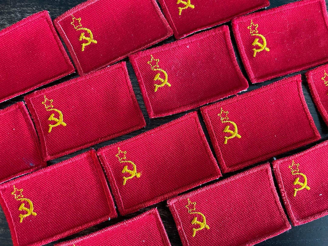 Soviet Flag Patch From USSR – Vintage Embroidered Emblem of Russian ...