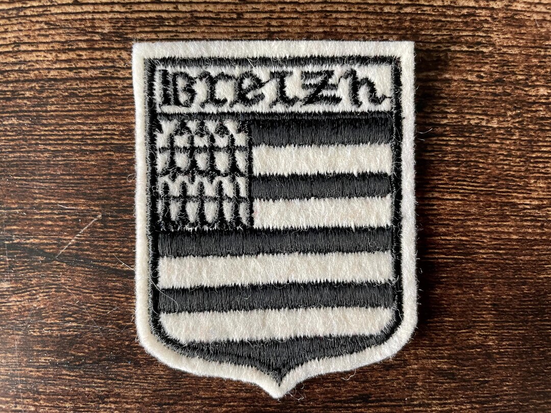 Vintage Patch Breizh FRANCE — Bretagne French Applique — Brittany ...