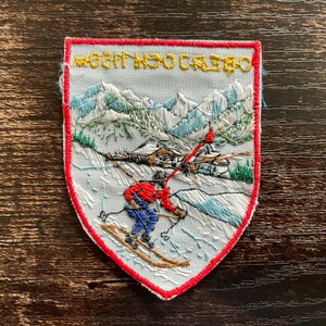 Vintage Patch Oberjoch GERMANY Bavaria Skiing Patch Bavarian Alps Sew ...