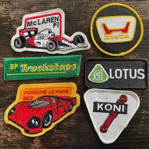 Vintage Patch Automotive Sew on Applique Mclaren Formula 1 Porsche BP ...