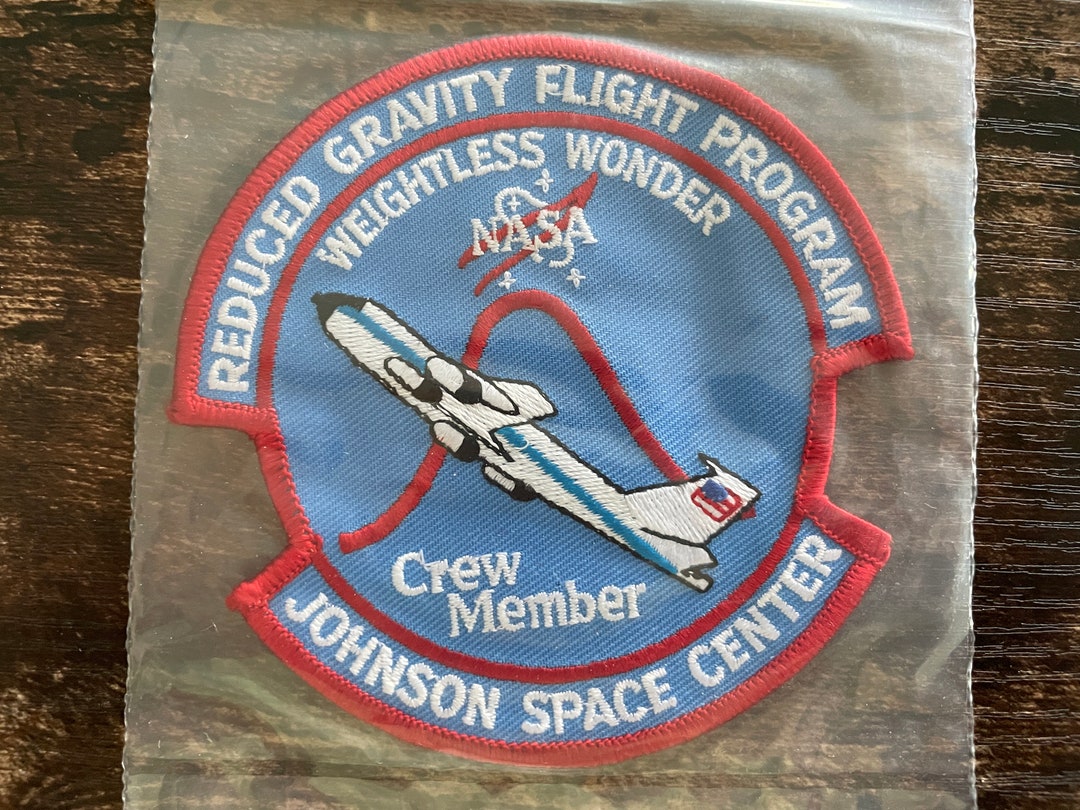 Weightless Wonder Patch NASA Mission AMERICAN Space Shuttle Applique USA Embroidered Outer Space ...
