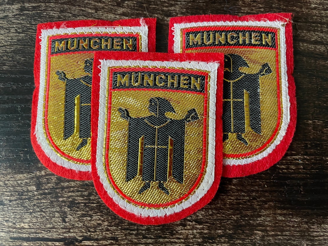 Vintage Patch Munich GERMANY Bavarian Münchner Kindl Sew on - Etsy