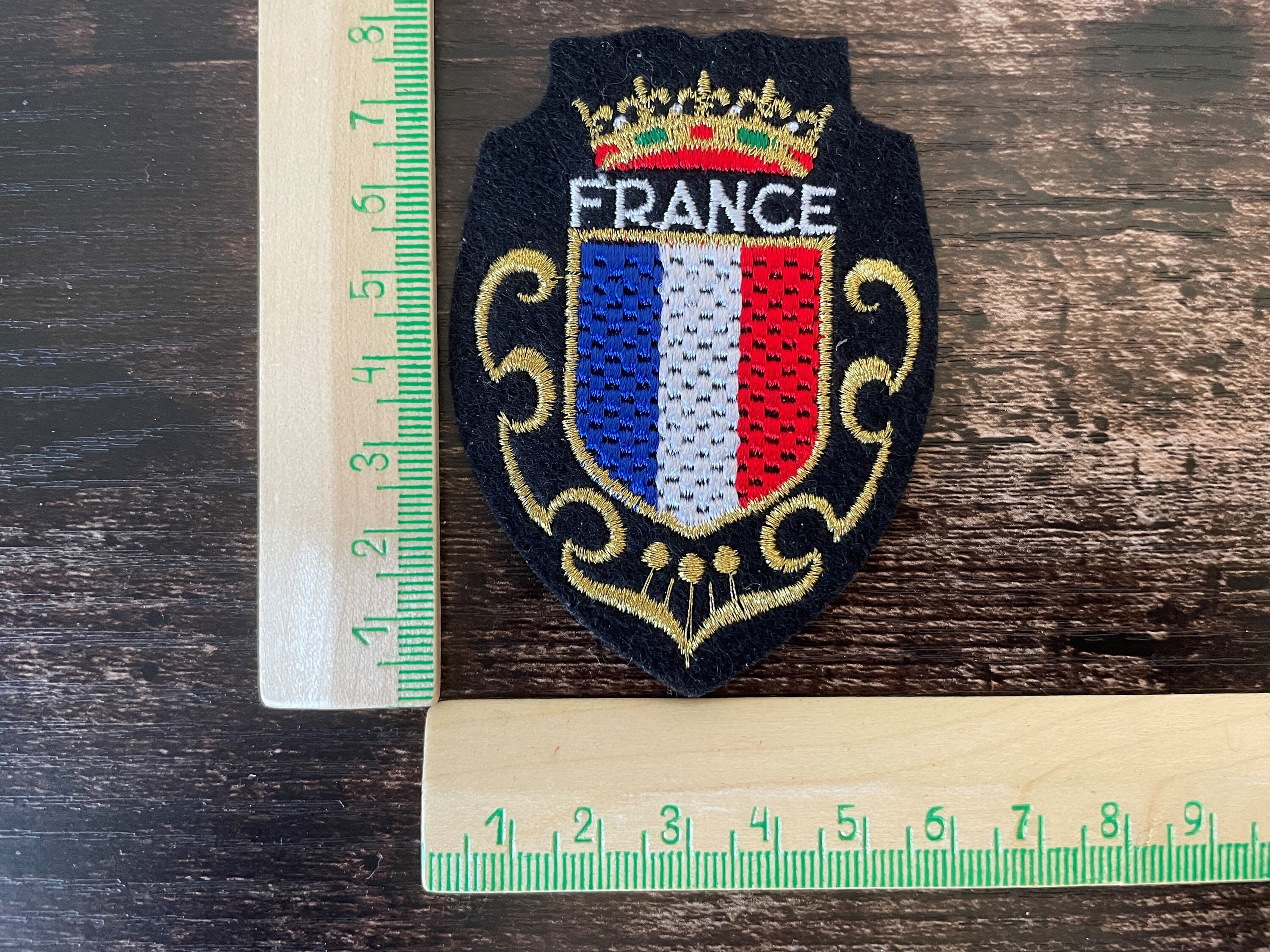 Vintage Patch FRANCE French Flag Tricolor 1980s Blue White Red - Etsy
