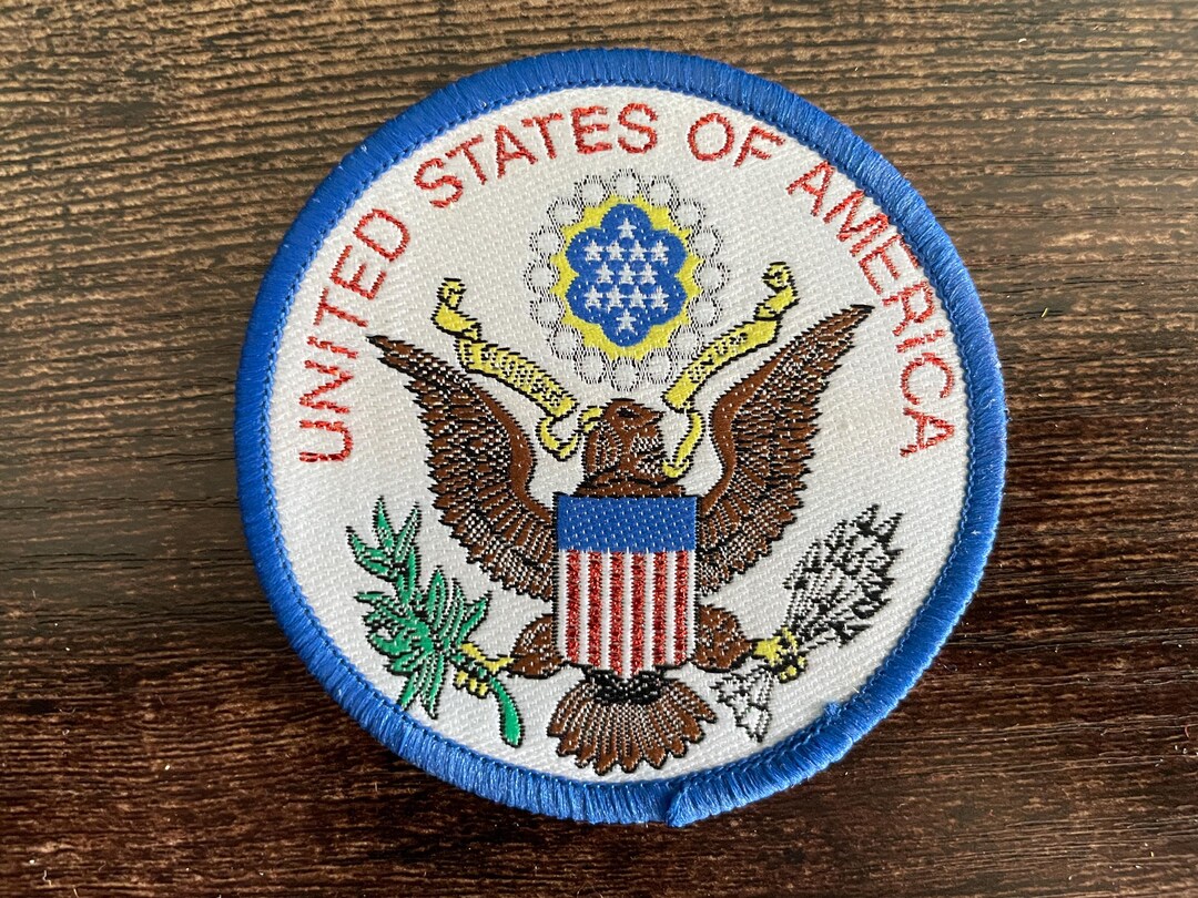 Vintage Patch Seal of United States USA AMERICAN Presidential Shield ...